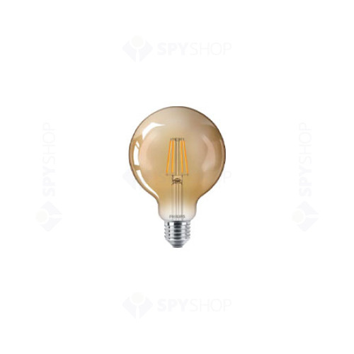 Bec Led Vintage Philips Classic G93 E27 4w 400 Lm 2500k Gold Spy