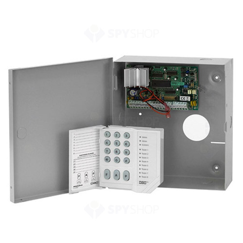 Centrala alarma antiefractie DSC Power PC 585 cu tastatura PC1555 si ...