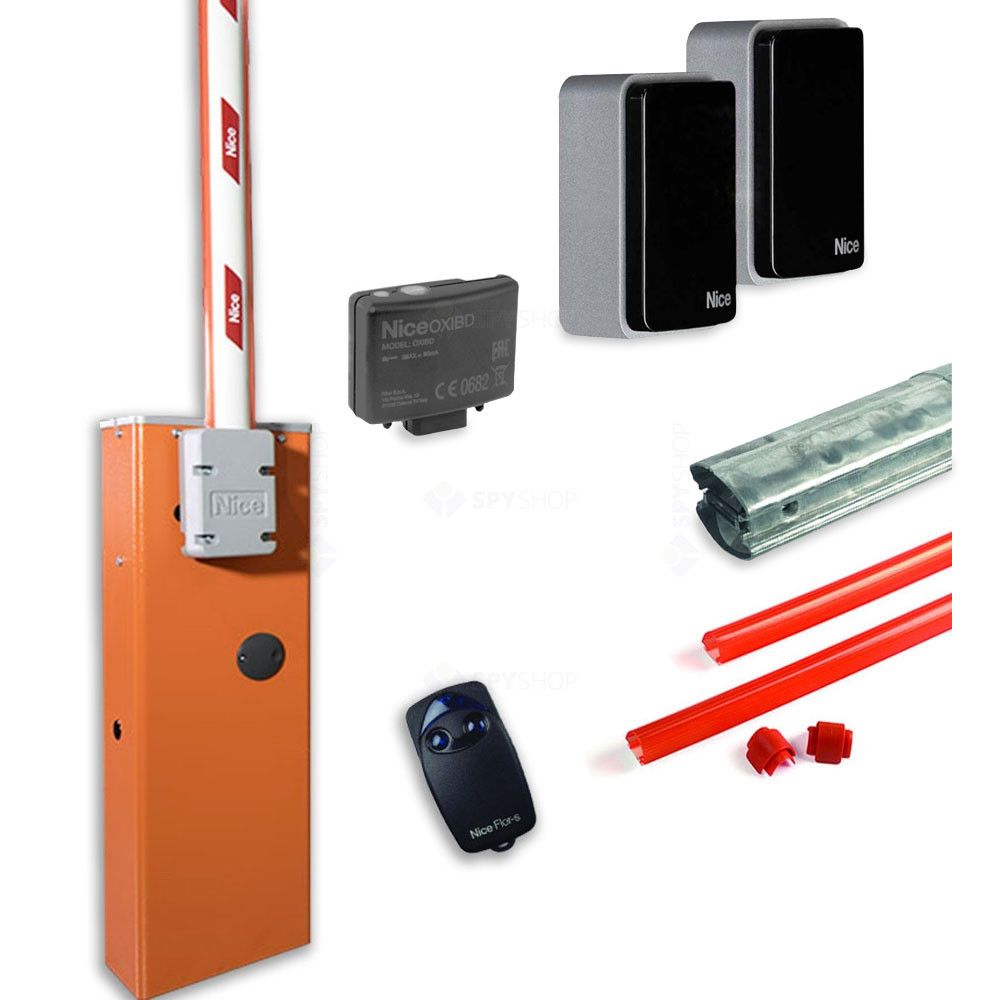 Bariera completa acces stradal Nice WIDEM 4M, 140 N, 230 V - spy-shop.ro