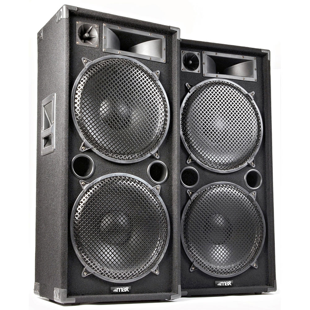 Boxa pasiva pentru sonorizari MAX215 170.676, 2x15 inch, 400W RMS, 3 ...