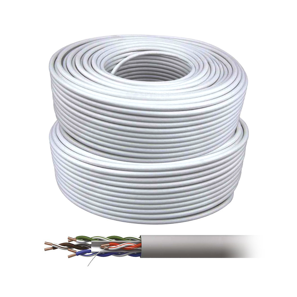 Cablu UTP cu alimentare UTP+2X0.8, cupru, pret / rola 305 m - spy-shop.ro