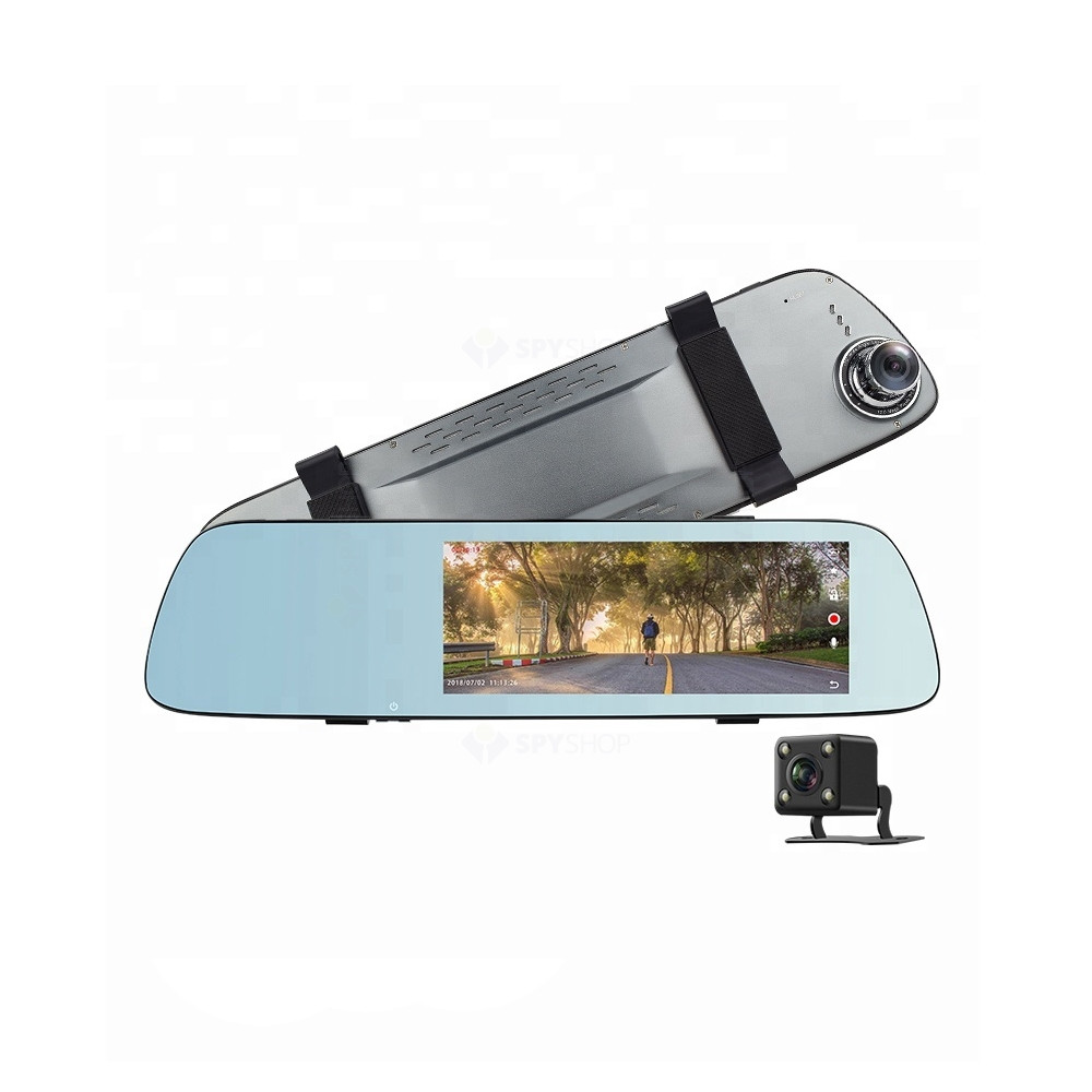 Camera auto fata/spate T709, 2 MP, detectia miscarii, ecran 7 inch ...