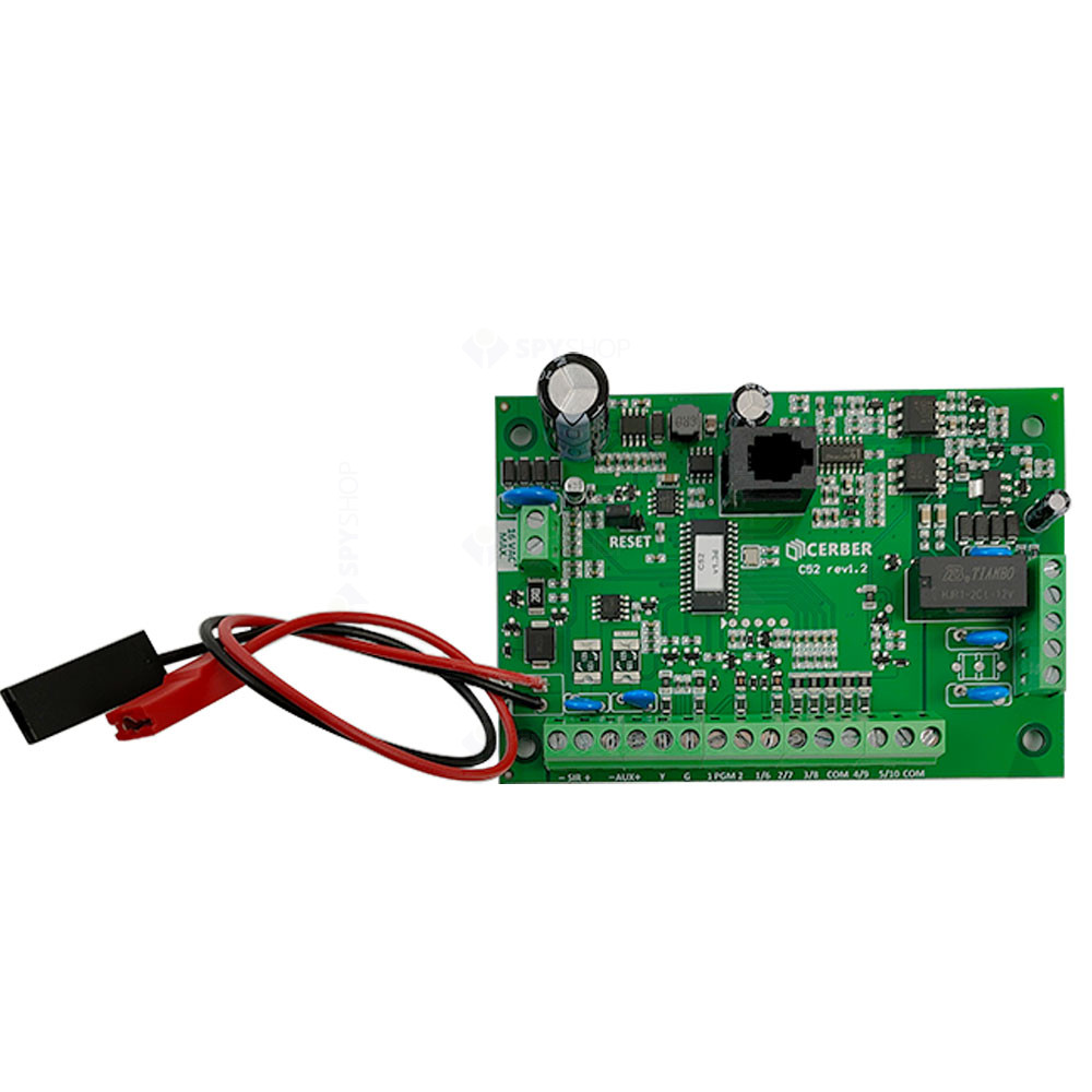 Sistem alarma antiefractie Cerber C52 + comunicator IP/GPRS - spy-shop.ro