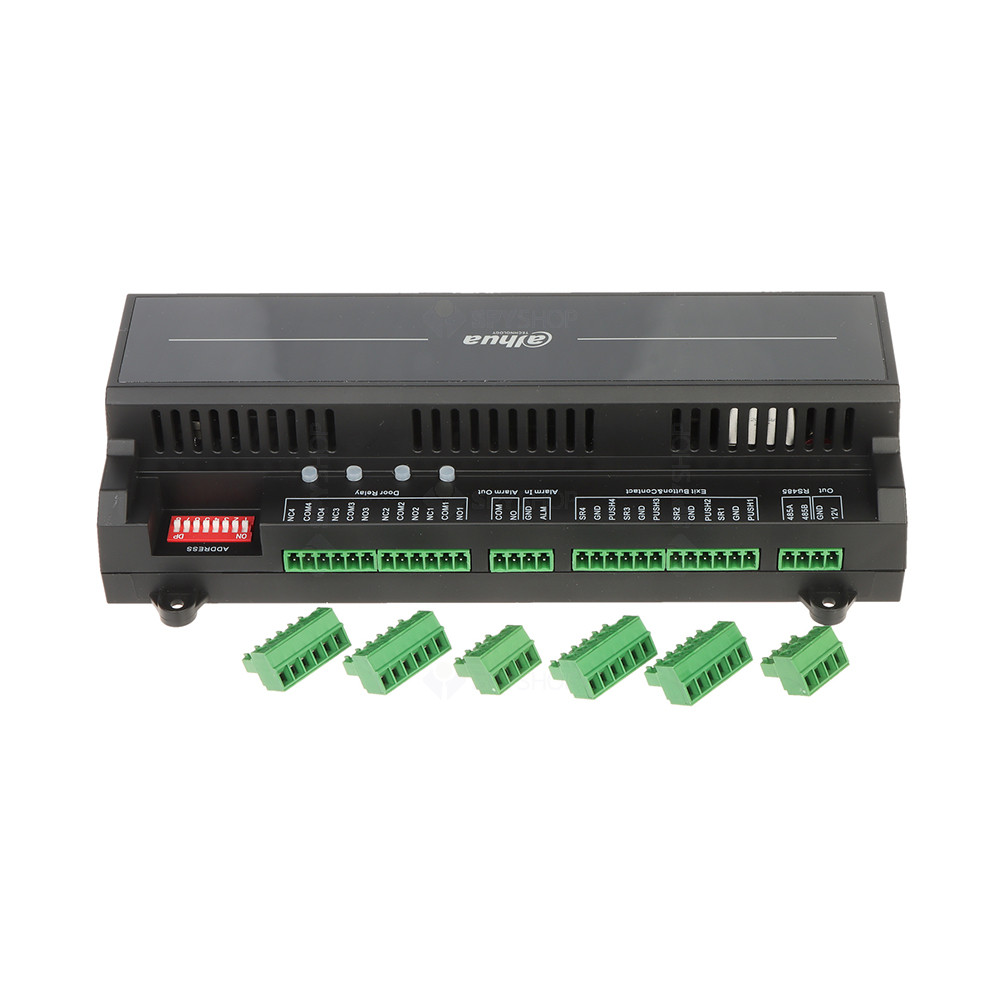 Centrala control acces Dahua ASC2204B-S, 4 usi, unidirectionale, PoE ...