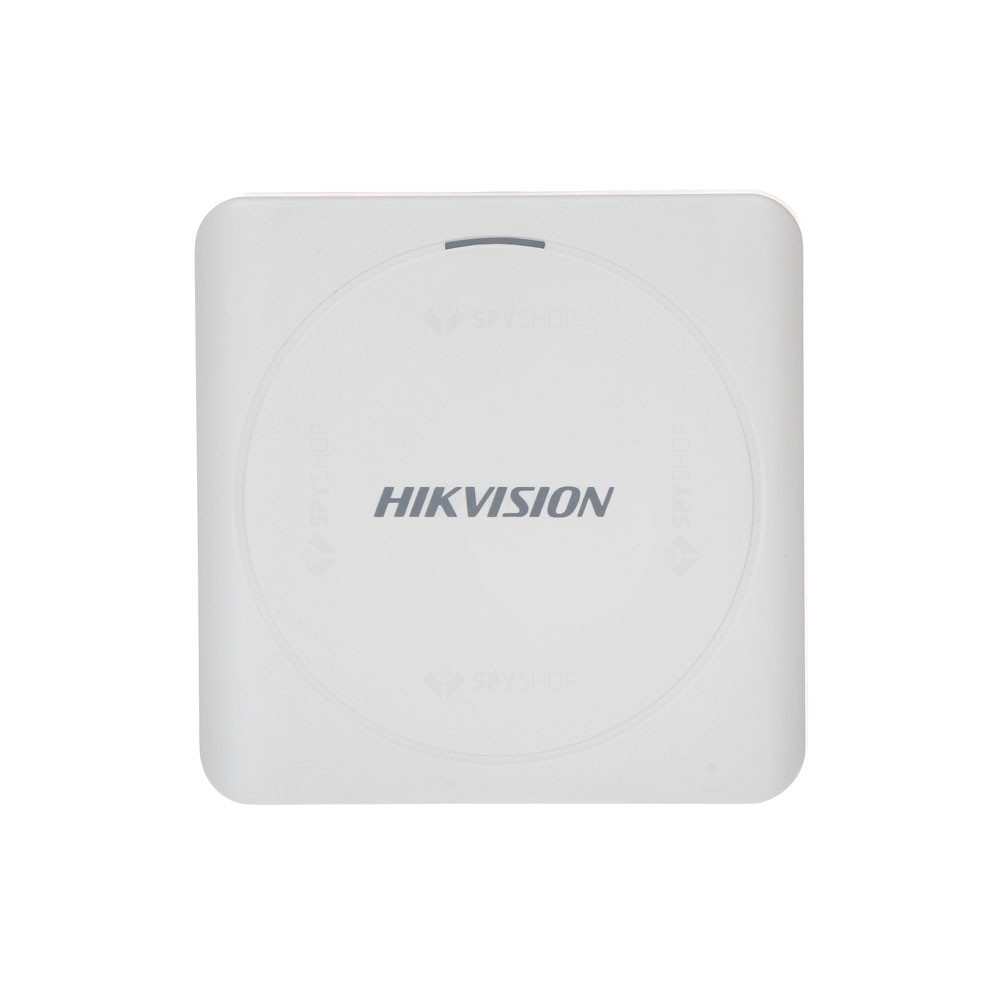 Cititor de proximitate RFID Hikvision DS-K1801M, Mifare, 13.56 MHz, interior/exterior - spy-shop.ro
