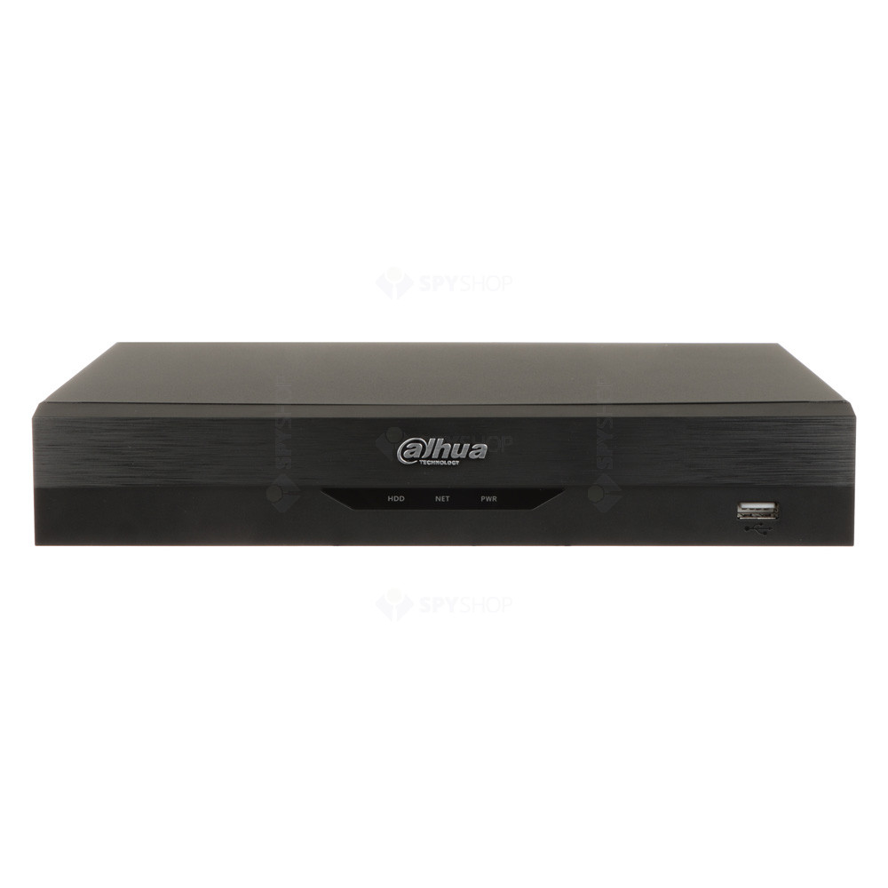 DVR Pentabrid Dahua WizSense XVR5104HS-4KL-I3, 4K-N, 4 canale, POS, IoT, audio prin coaxial ...