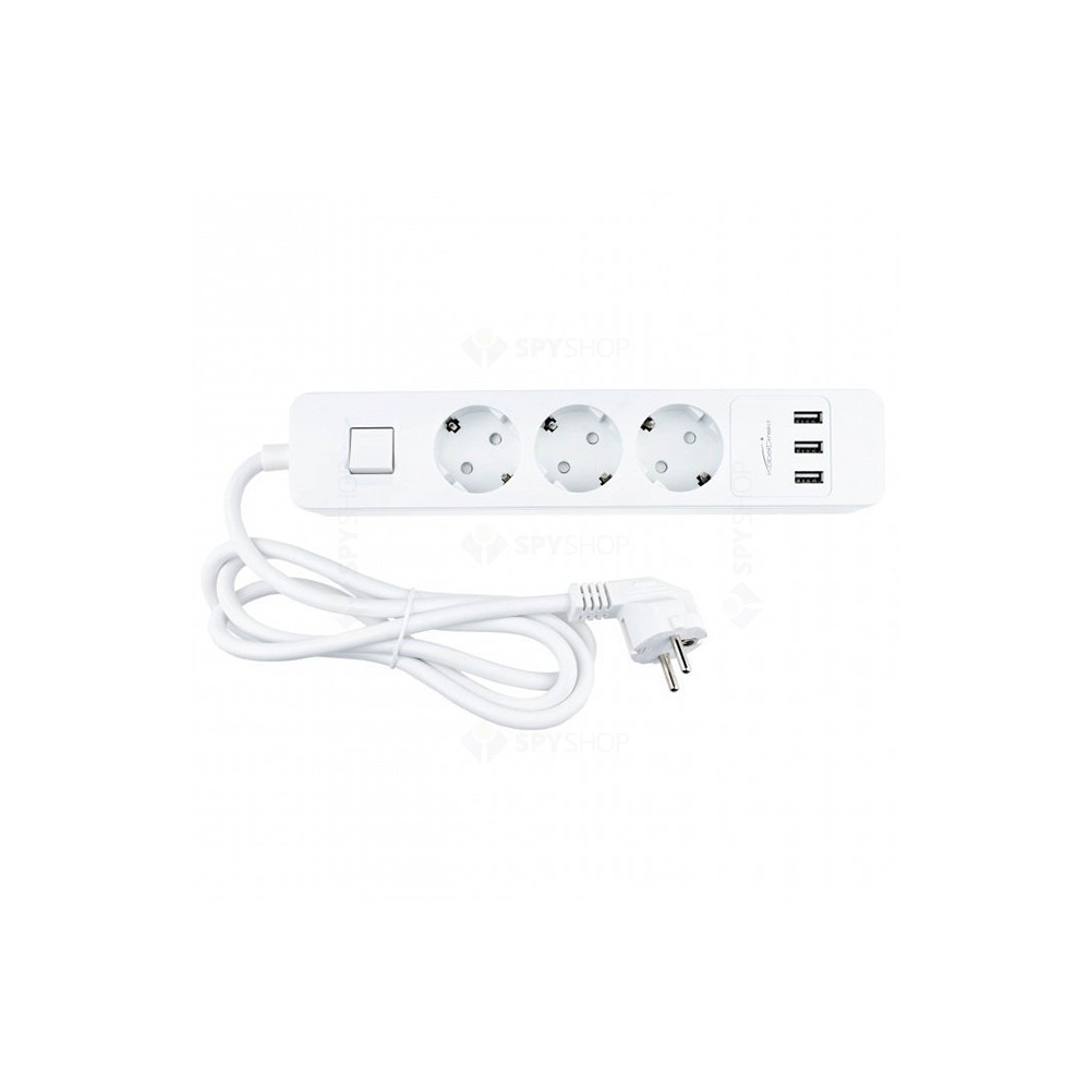 Microfon WiFi ascuns in prelungitor priza StealthTronic SECU68-PWR ...