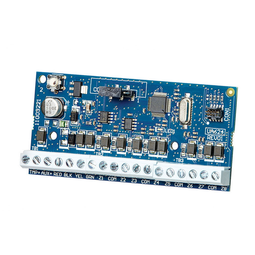 Modul de extensie 8 zone DSC PowerSeries PRO-HSM2108, seria Pro, 12 V ...