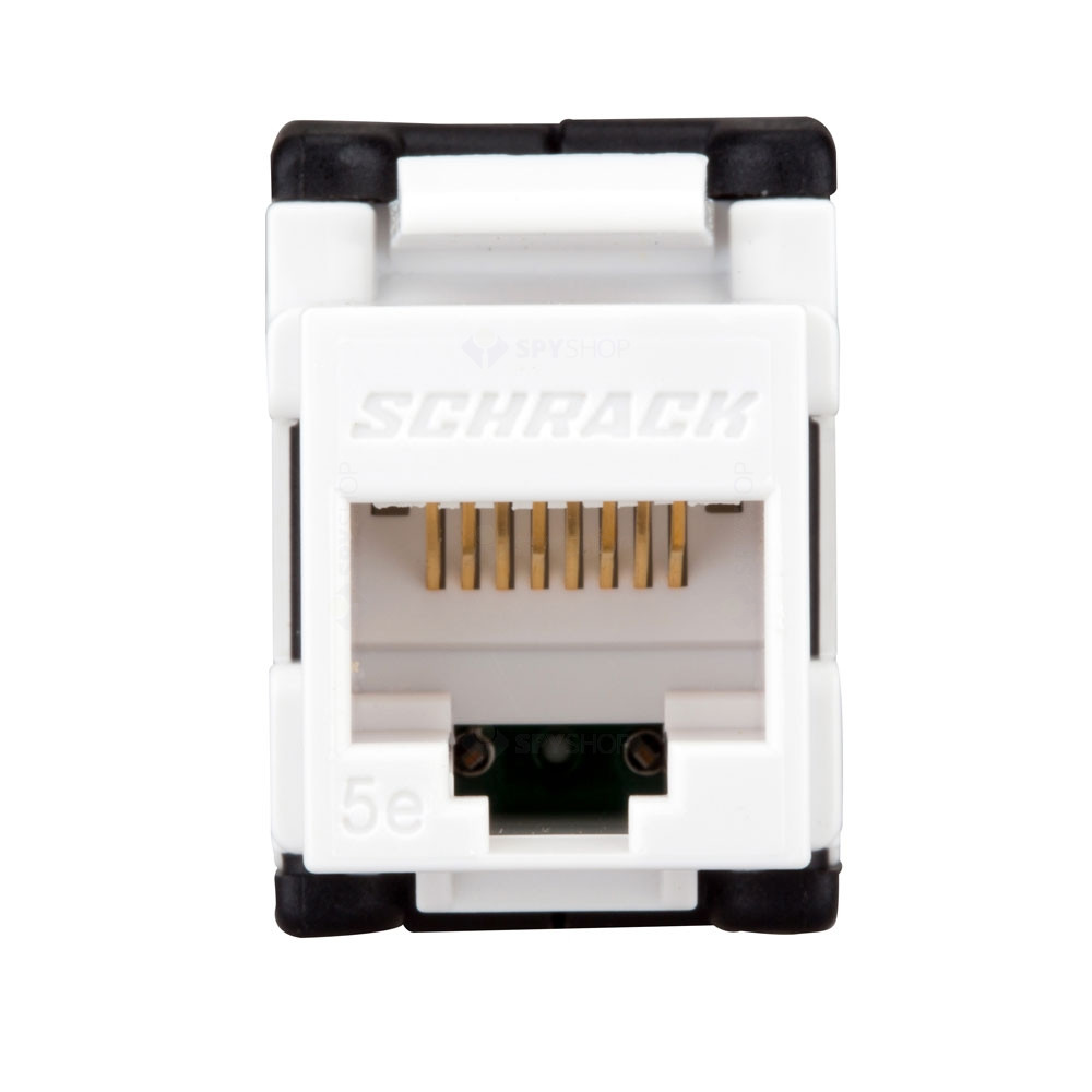 Modul RJ45 neecranat SCHRACK TOOLLESS LINE HSEMRJ5UWS, Cat.5e - spy-shop.ro
