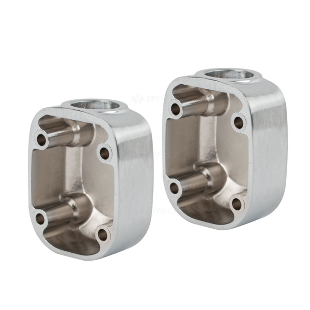 Set de capace pentru protectie cablu, aparent, otel inoxidabil - spy ...