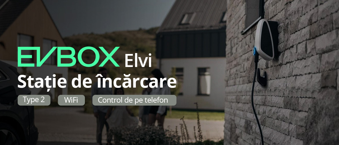 Statie de incarcare masini electrice EVBox Elvi E3321-A5552-11.3, 22kW ...