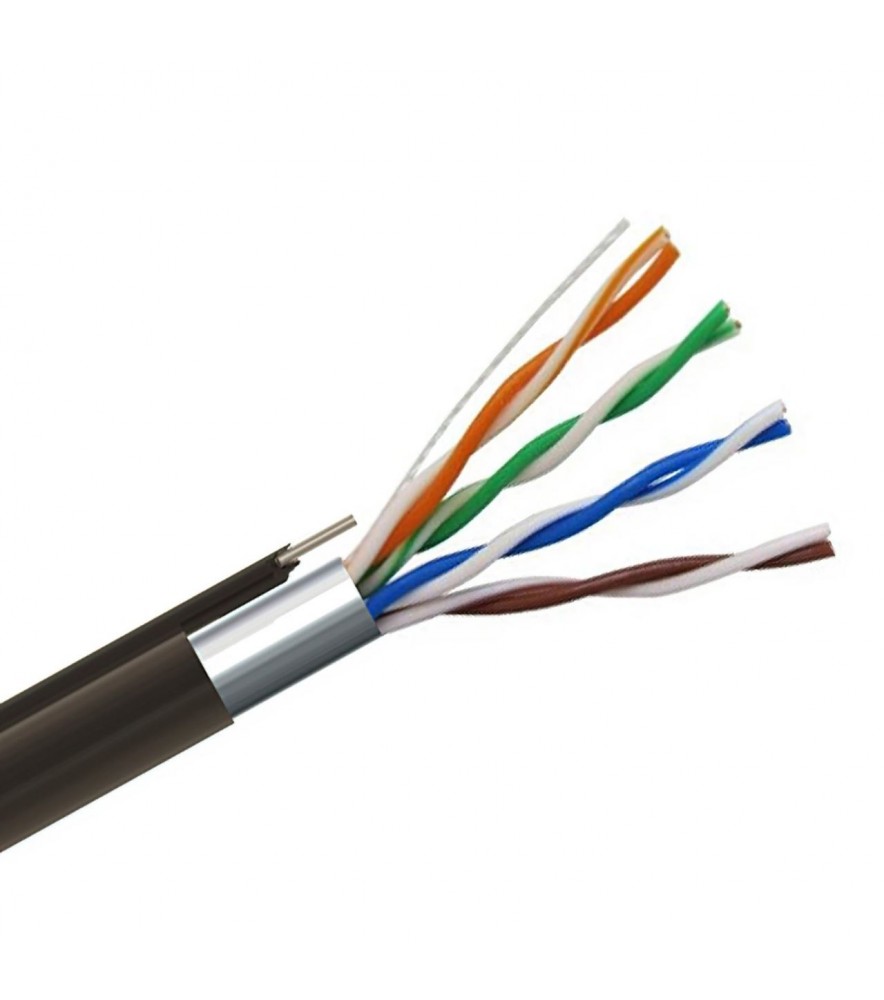 Cablu FTP CAT5E Cupru + sufa LinkPower LINK-FTP-AUTO, pret /305 m ...